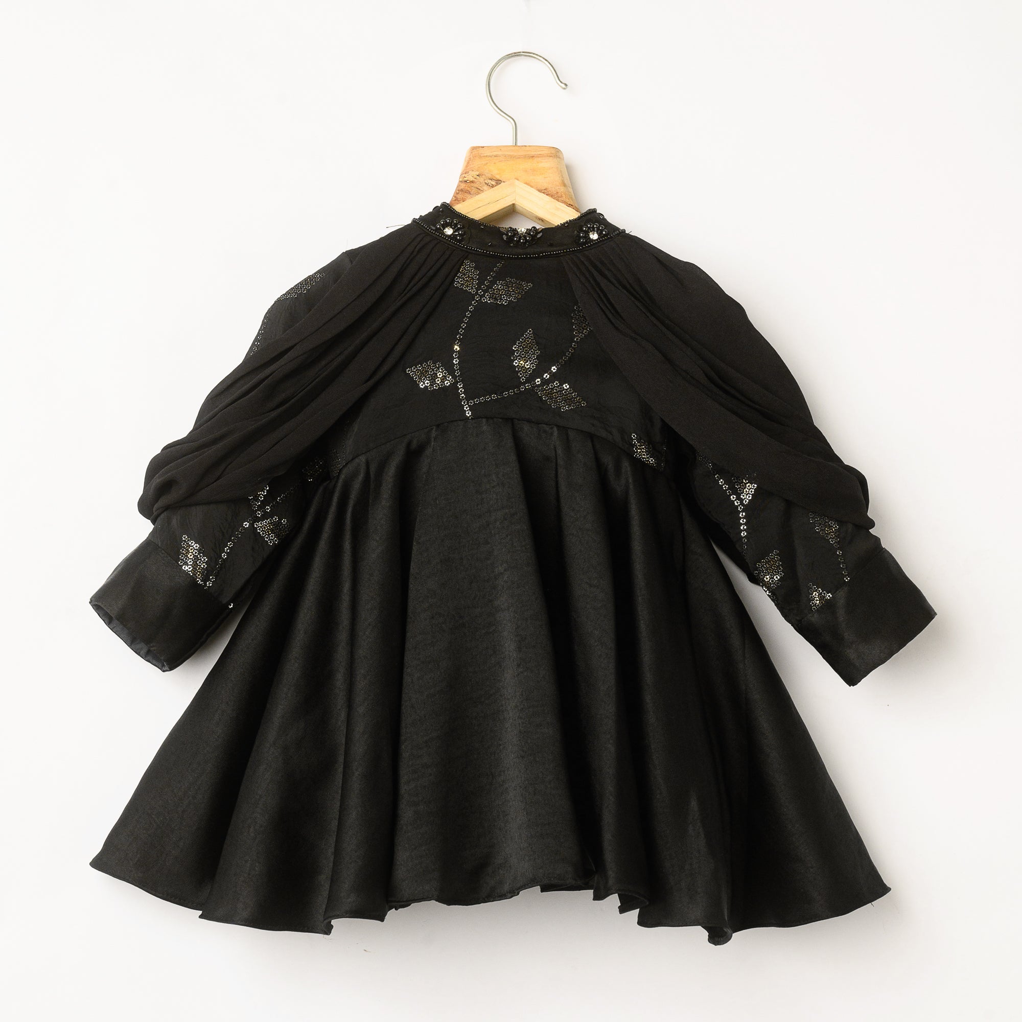 NOIR DRAPE DRESS – Darleen Couture